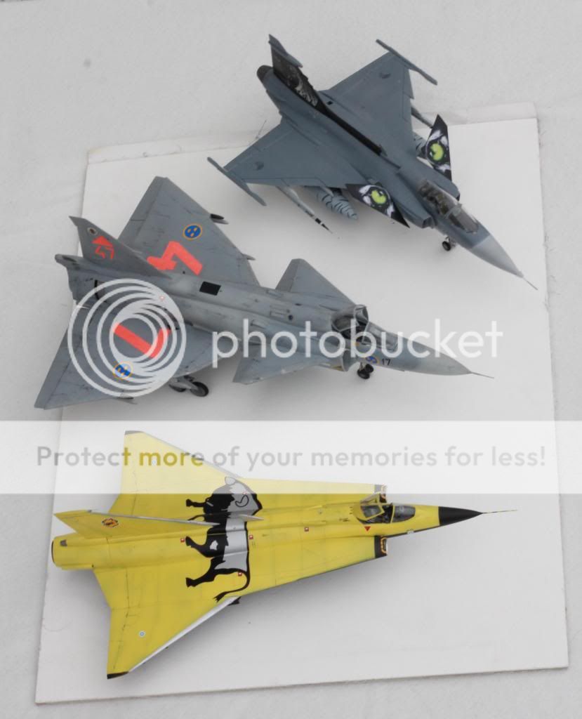 Draken - Viggen - Gripen - Saab fighter family - Ready for Inspection ...
