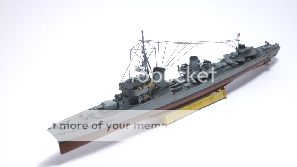 Scratchbuilding a 1936a class destroyer from cardboard - Work in ...