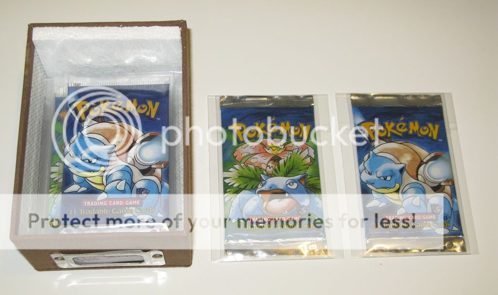 How to display vintage Pokemon packs in a secure way? : pkmntcgcollections